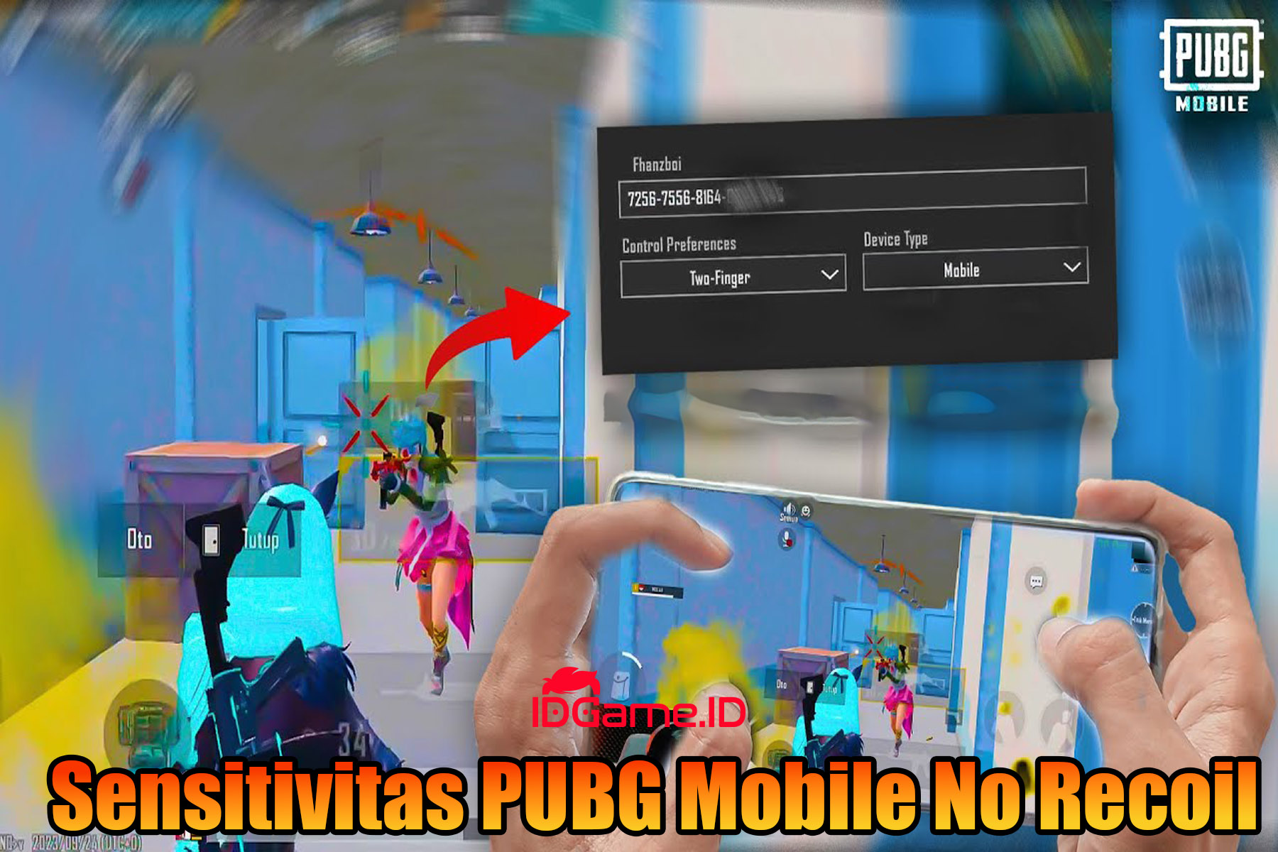 IDGame : Settingan Sensitivitas Pubg No Recoil